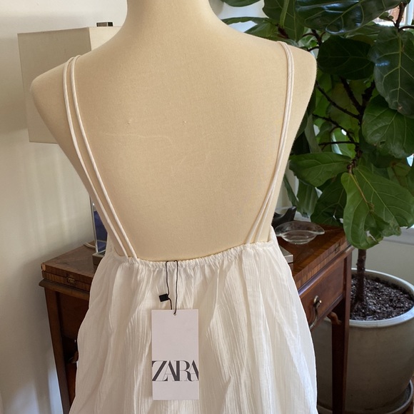 Zara | Dresses | Zara Crochet Bodice Off White Mini Dress | Poshmark